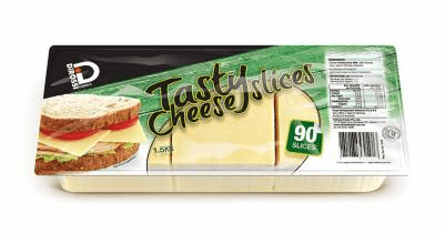 Di Rossi Cheese Tasty Slices (90) 1.5KG (8) #P302204 : Reliable Food ...