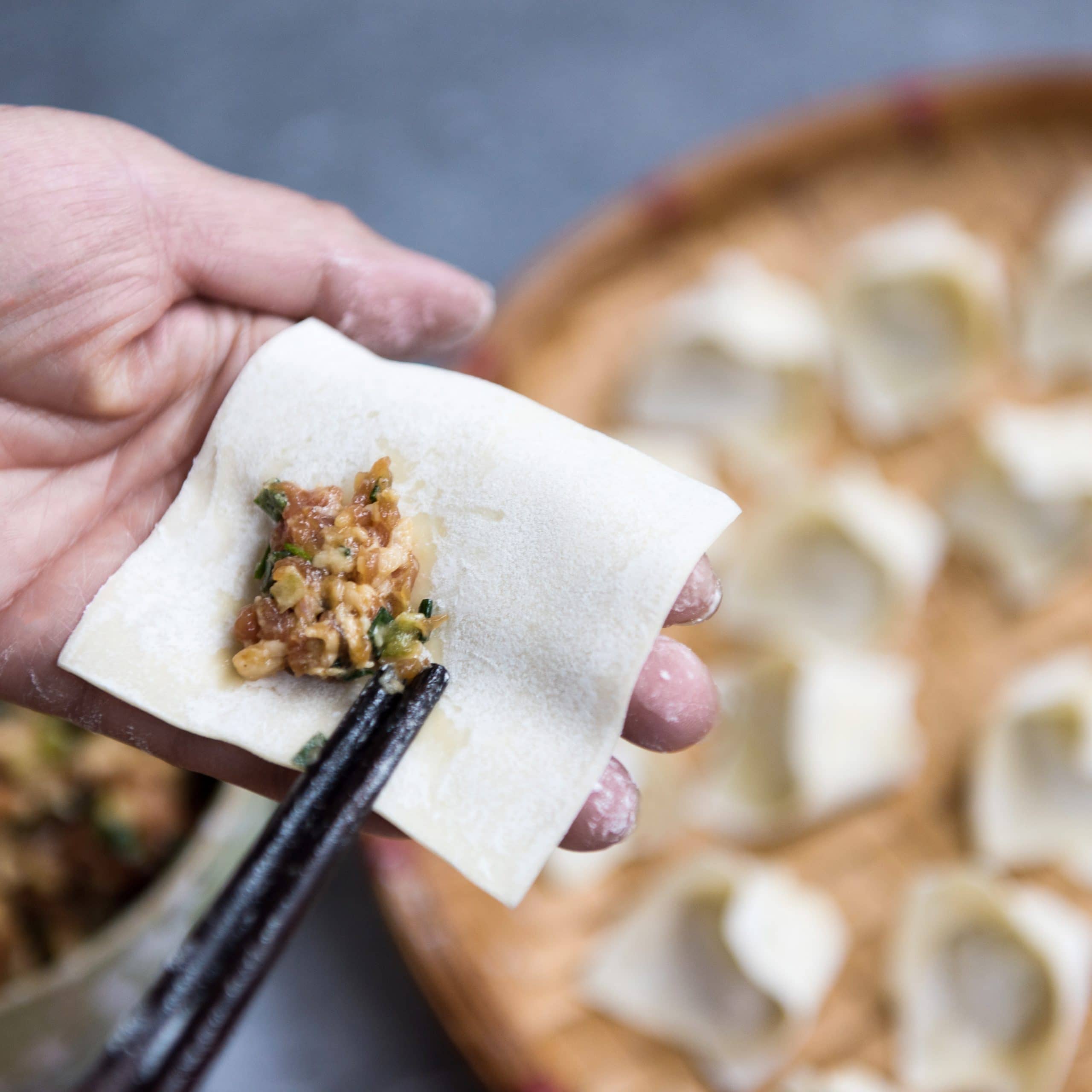 WONTON SKIN 9CM HAPPY BELLY 300GM (30) | Reliable Food Distributors
